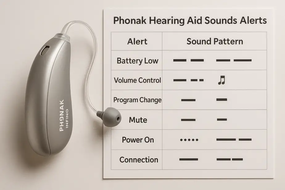 A Guide to Understanding Phonak Hearing Aid Alert Sounds - Hearing Insider
