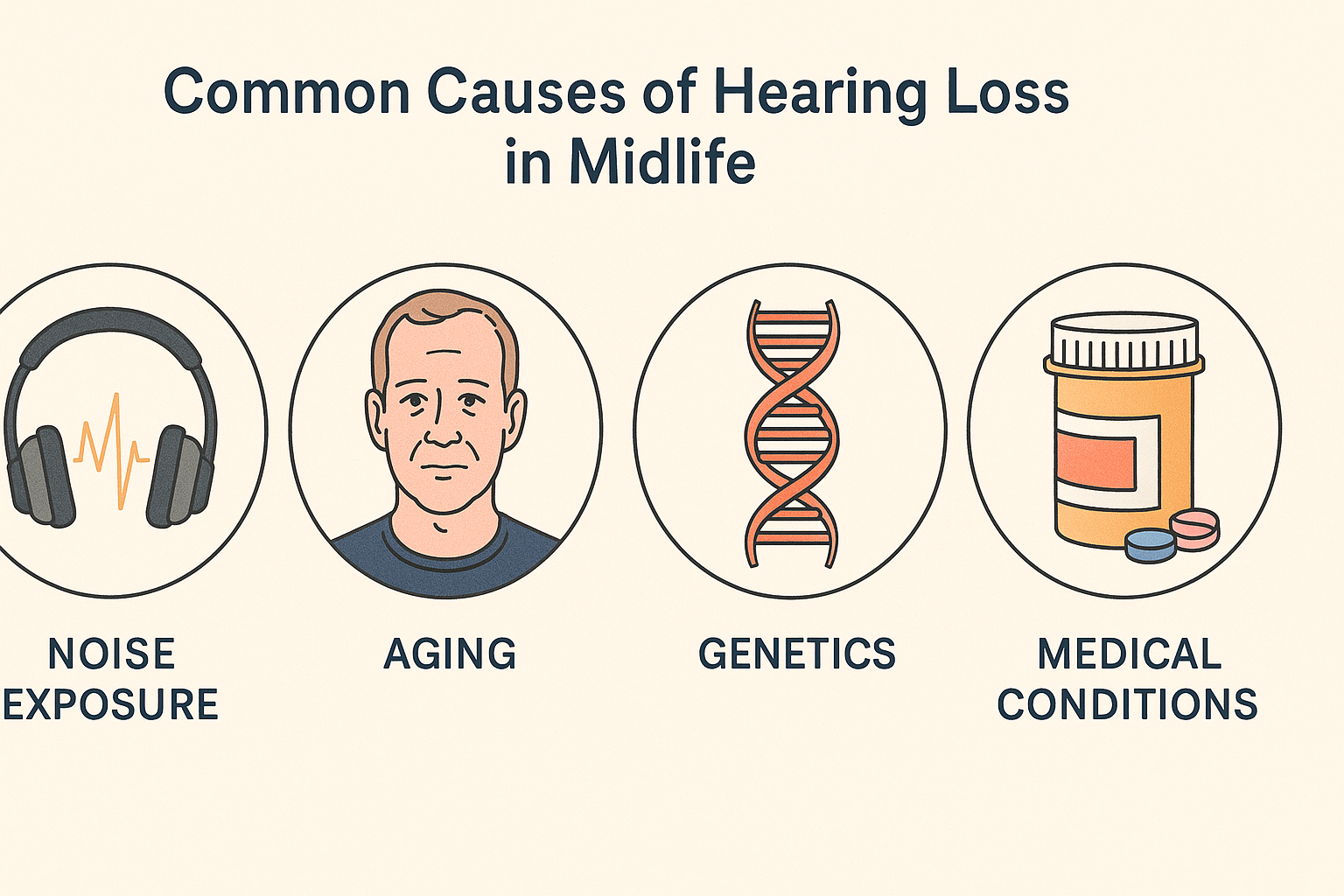 What Causes Hearing Loss in Your 40s and 50s? - Hearing Insider