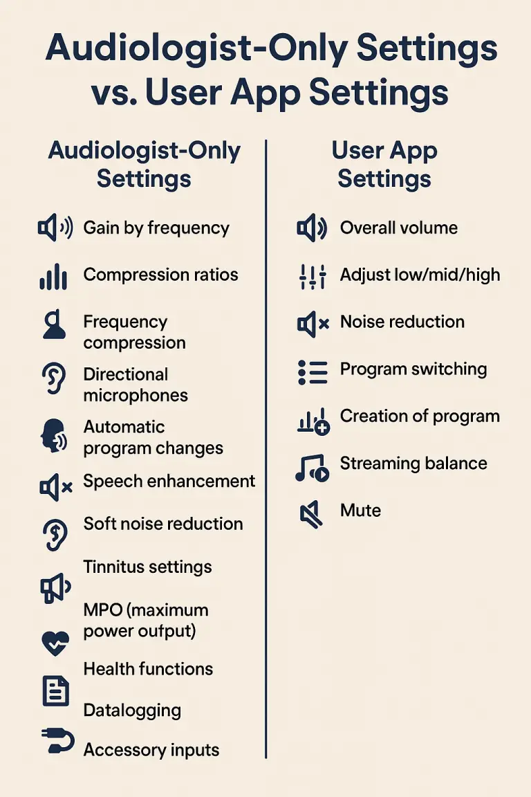 Hearing Aid Settings Explained: What Only Your Audiologist Can Change ...