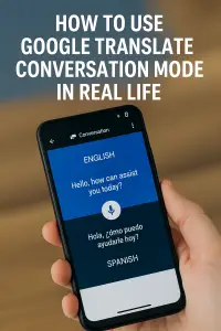How to Use Google Translate Conversation Mode in Real Life (for Hearing ...