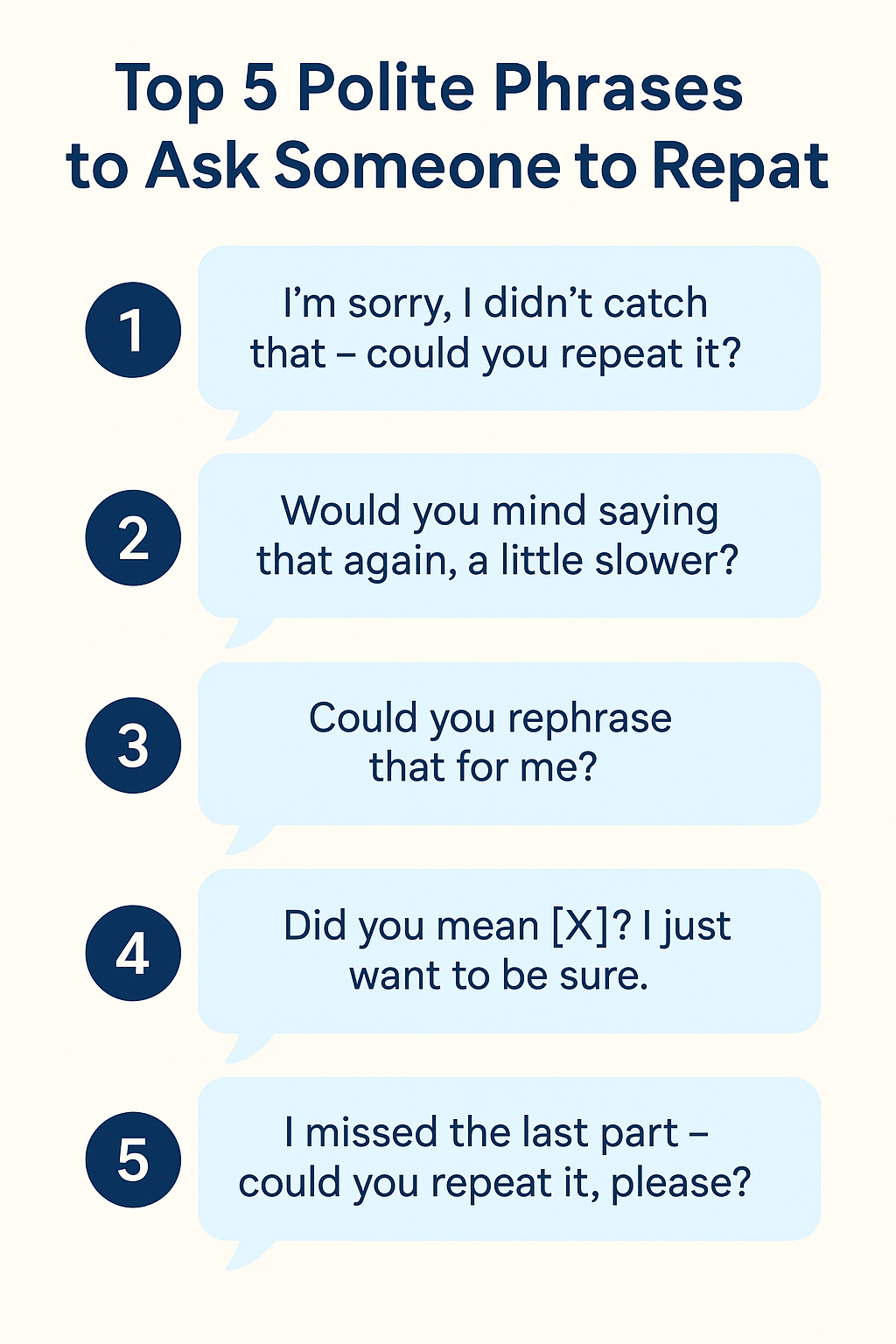 Everyday Etiquette: How to Politely Ask Someone to Repeat Without ...